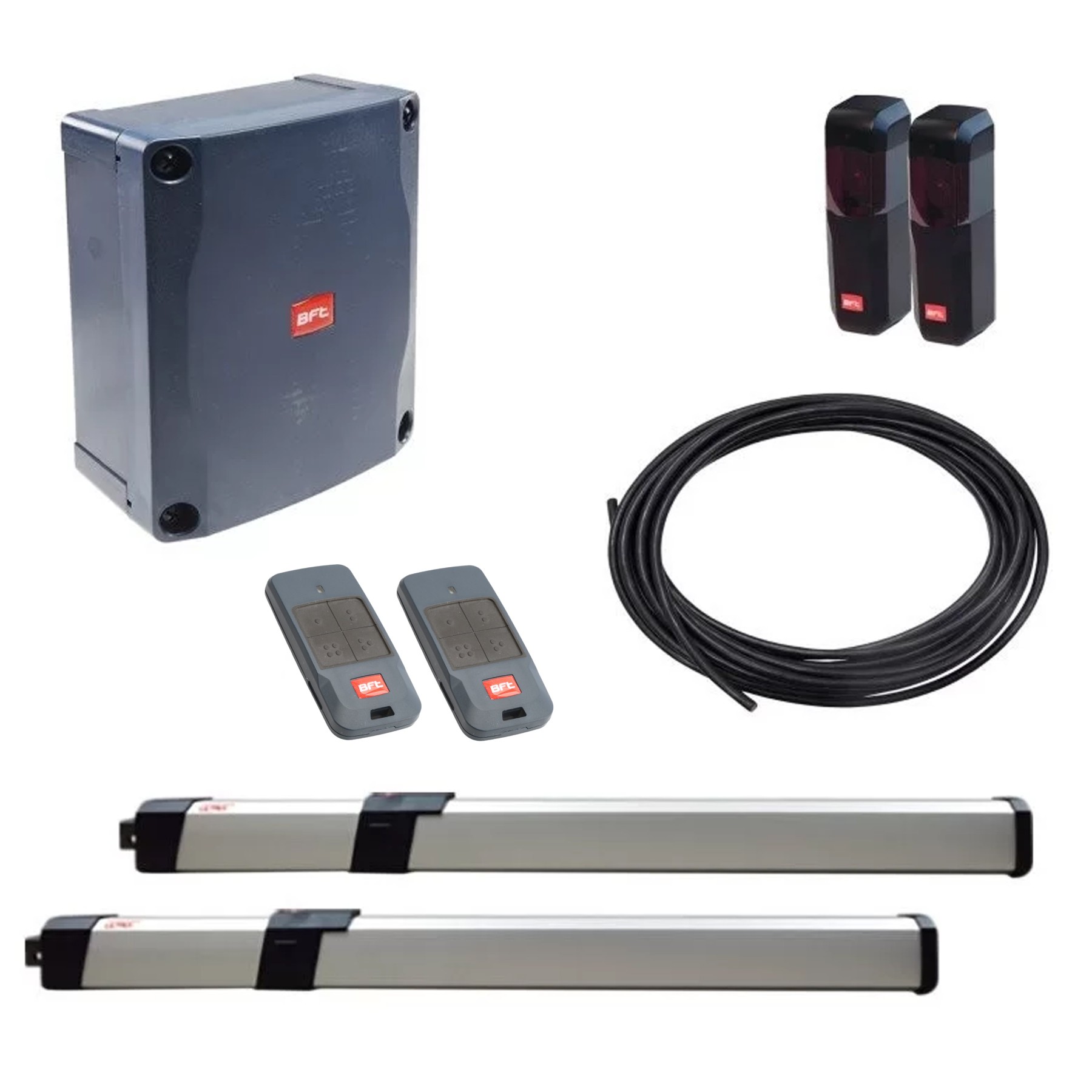 BFT Giuno BT A20 UL Dual Automatic Swing Gate Opener Kit - KGIUNOULA20D ...