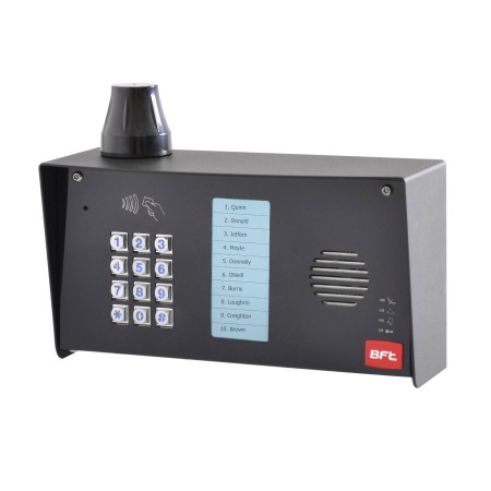Keypads and Intercoms - Accessories | BFT Gate Openers